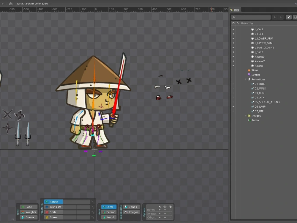 An amazing 2D character animation in Spine | Upwork