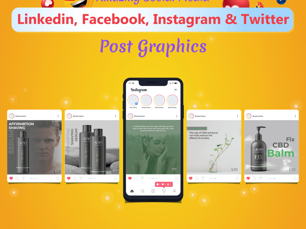 Amazing Social Media Linkedin, Facebook, Instagram & Twitter Post ...