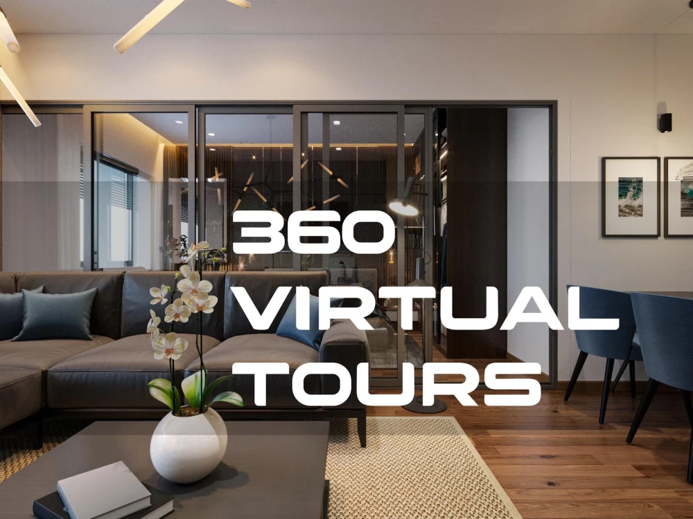 360 interior design 3d rendering | Upwork