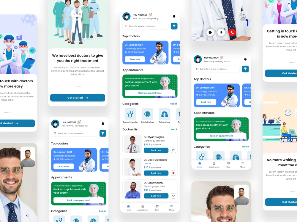 Clean android, iOS mobile app UI design | Upwork