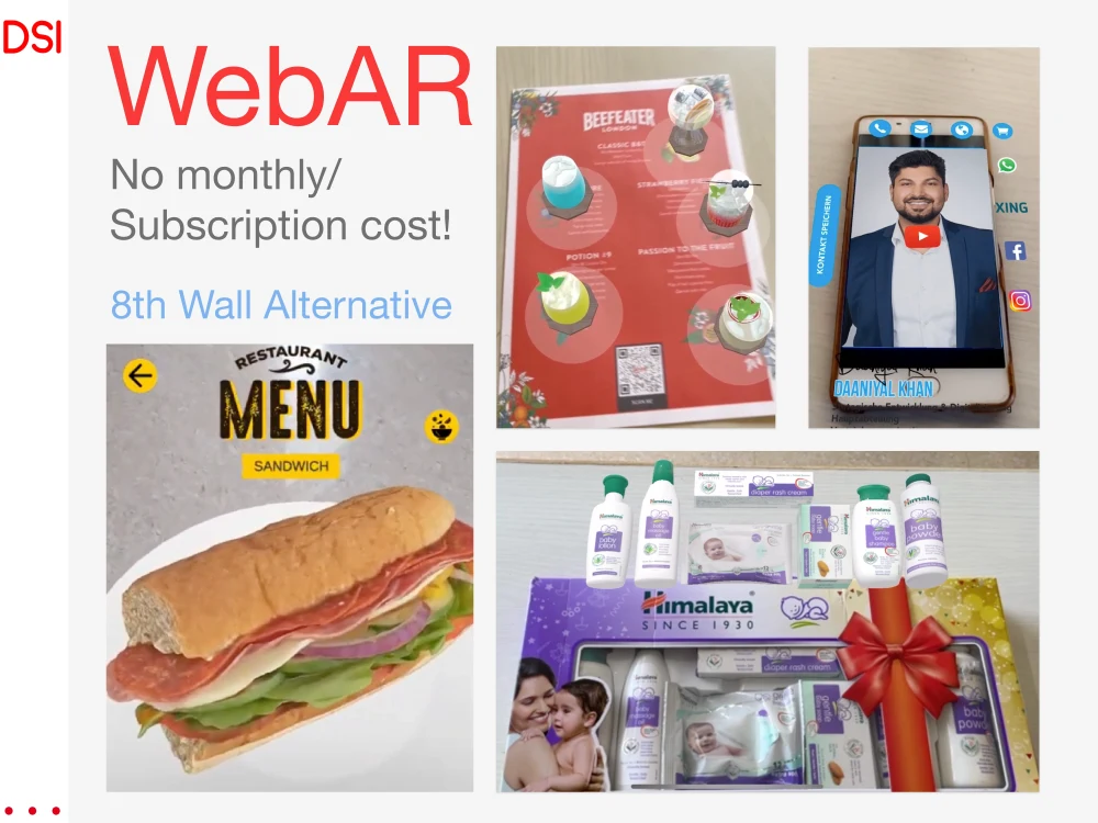 A WebAR experience (No License fee/ No Monthly subscription) | Upwork