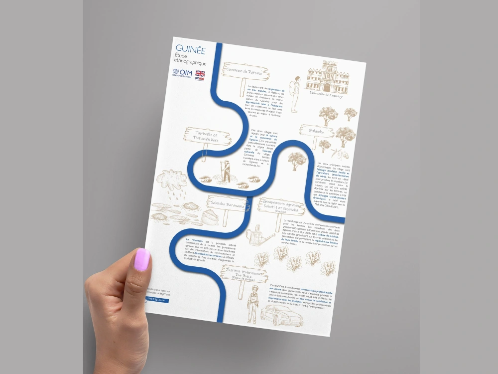 A visually attractive one-page informative handout, factsheet, or ...