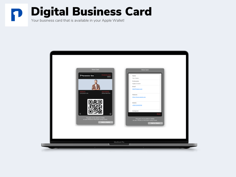 Digital Business Card for Apple Wallet | Upwork