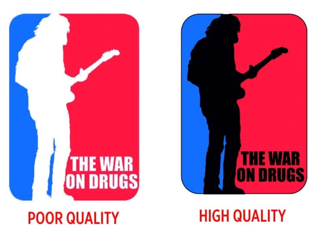 The vectorized version of the jpeg/png file you want. | Upwork