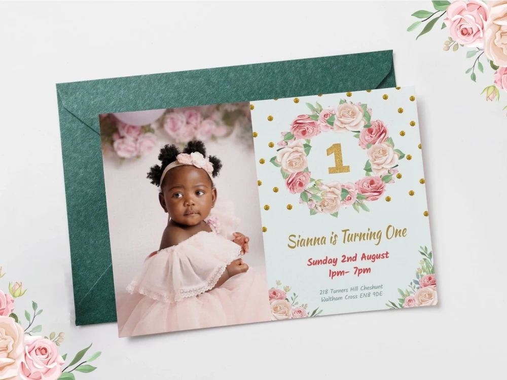 Creative and attractive birthday invitation, postcard design | Upwork