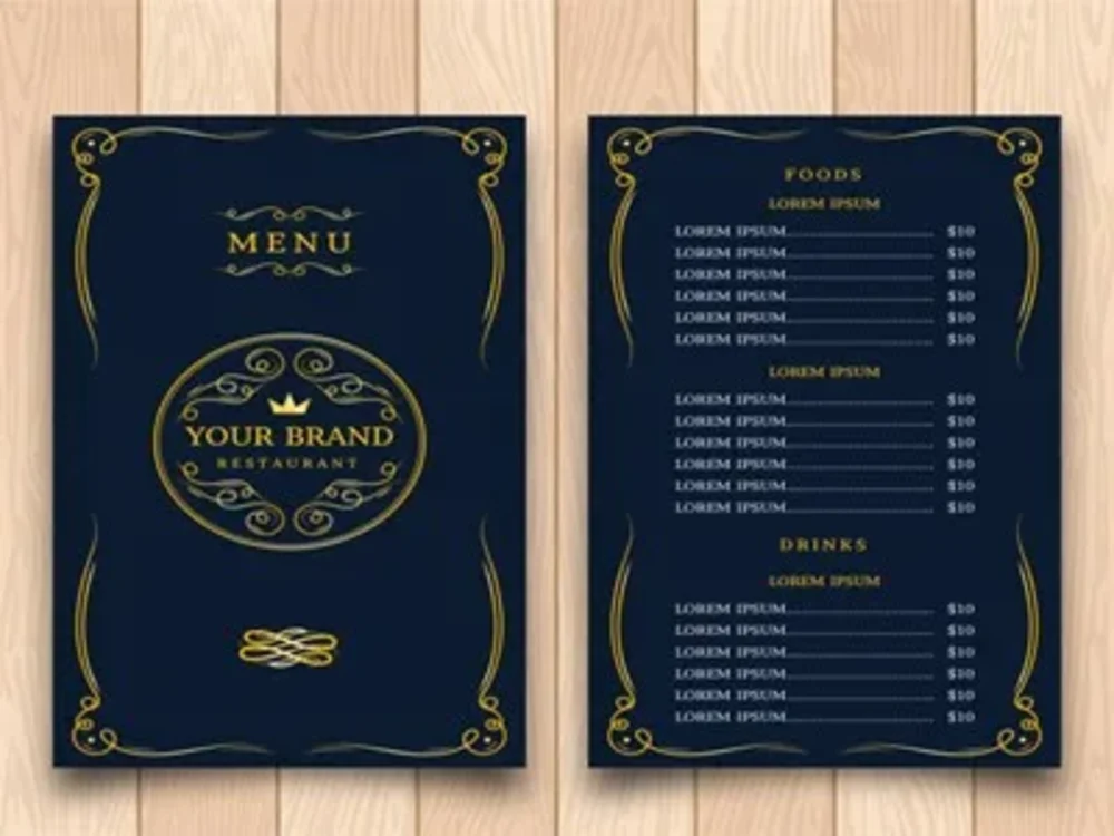 Design modern food menu, restaurant menu card | Upwork