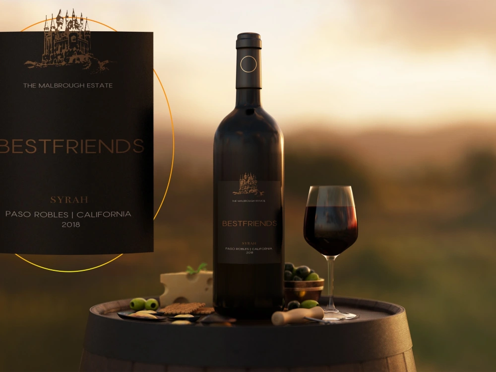 Crazy wine bottle label | Upwork