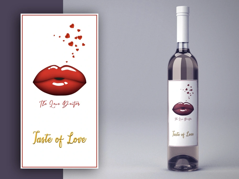 Crazy wine bottle label | Upwork