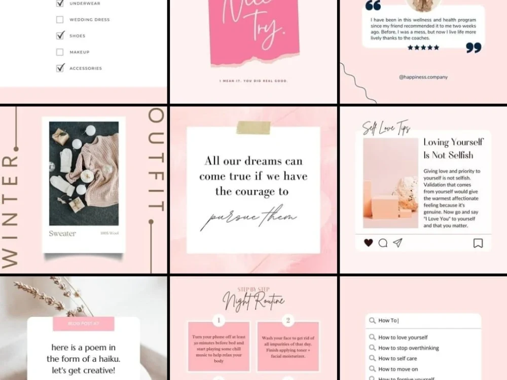 Unique and creative Instagram posts. | Upwork