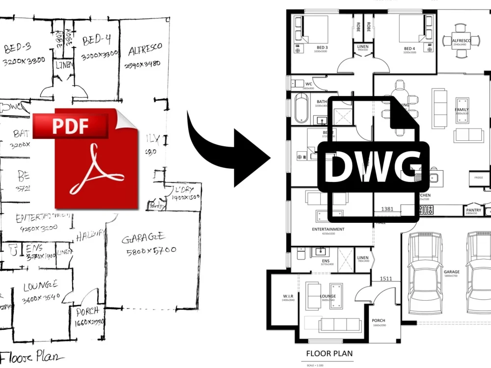 Professionally digitize drawing from a sketch, scan and hand drawing ...