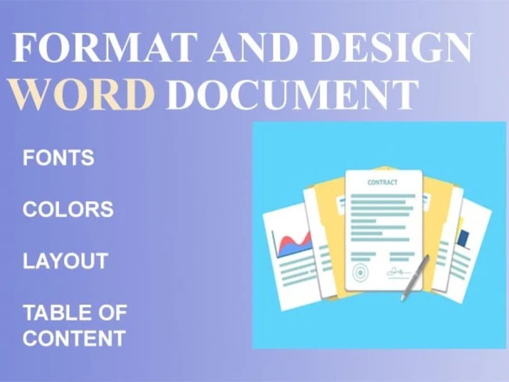 Great Word Document Design and Formatting | Upwork