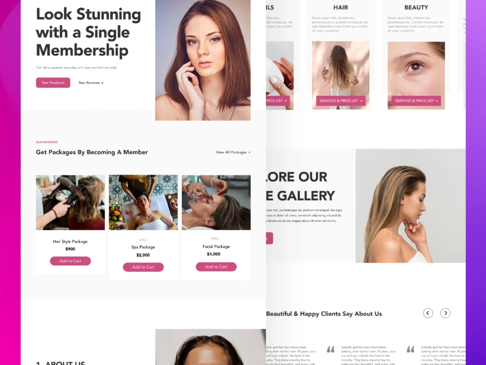 A modern and clean Website & Mobile App UI/UX Design | Upwork