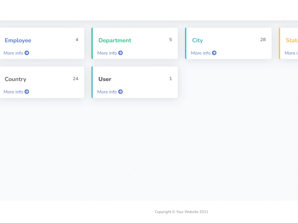 A custom laravel website with admin panel | Upwork