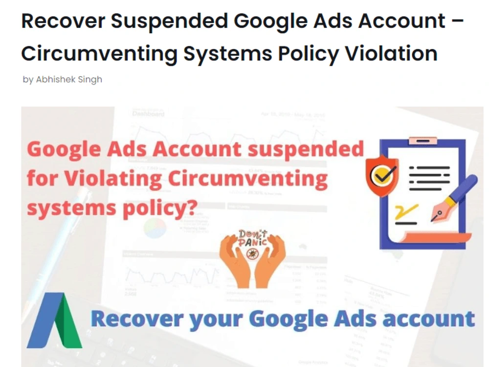 Reactivate Google Ads Account | Upwork