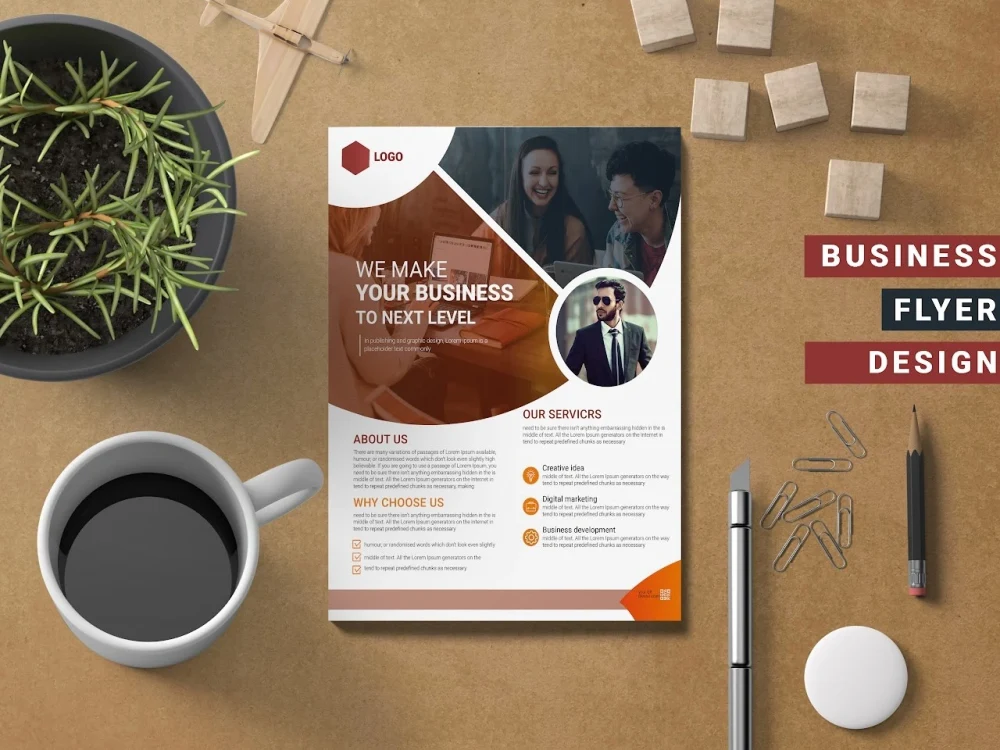 A professional flyer design for your business | Upwork