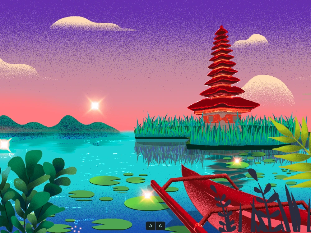 An amazing digital landscape illustration for your project | Upwork