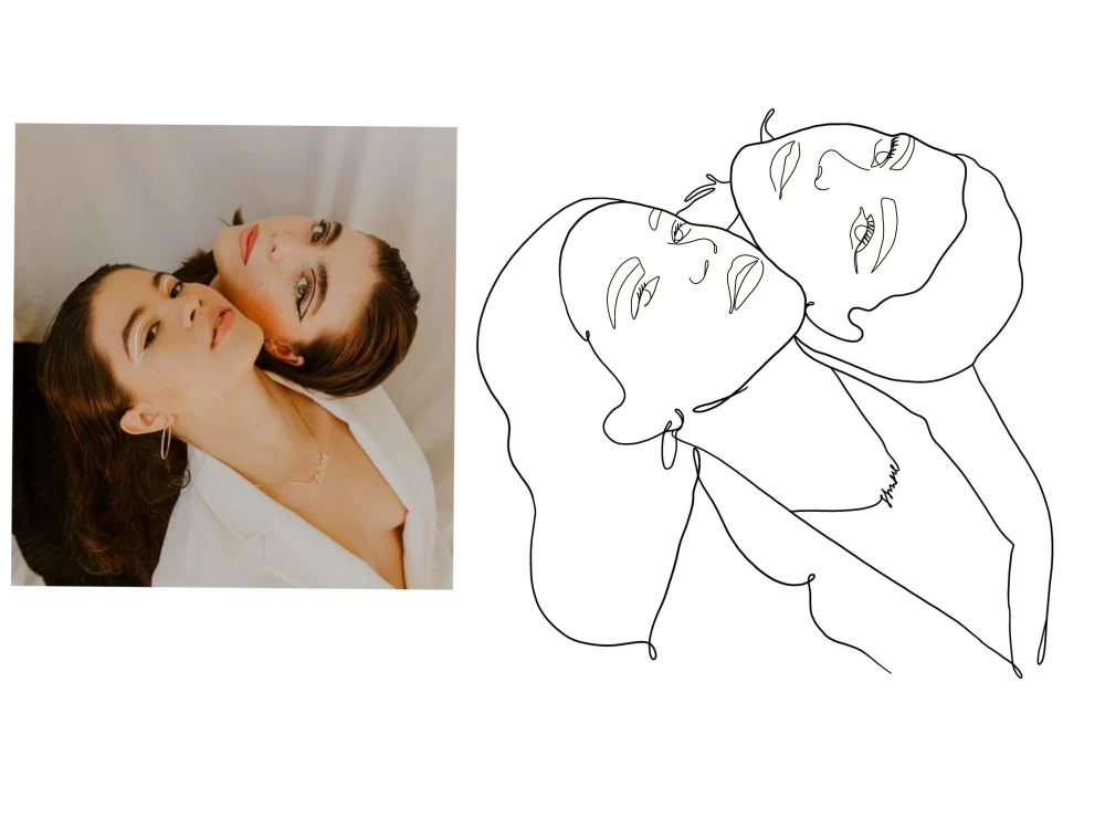 A custom clean line art illustration | Upwork