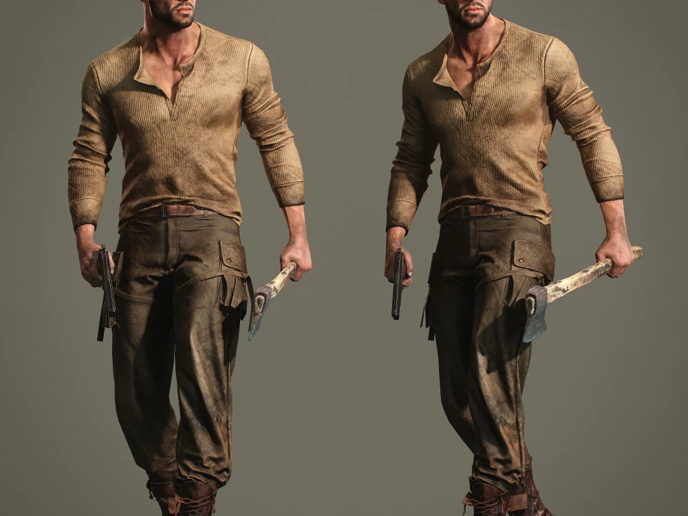 High poly 3D Character design, 3d modeling, game assets and game ...