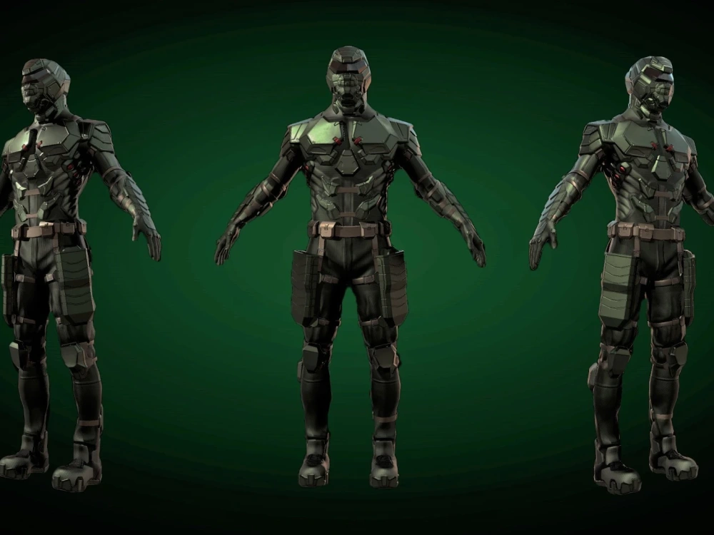 High poly 3D Character design, 3d modeling, game assets and game ...