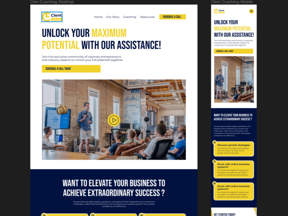 A beautiful landing Page design that converts | Upwork