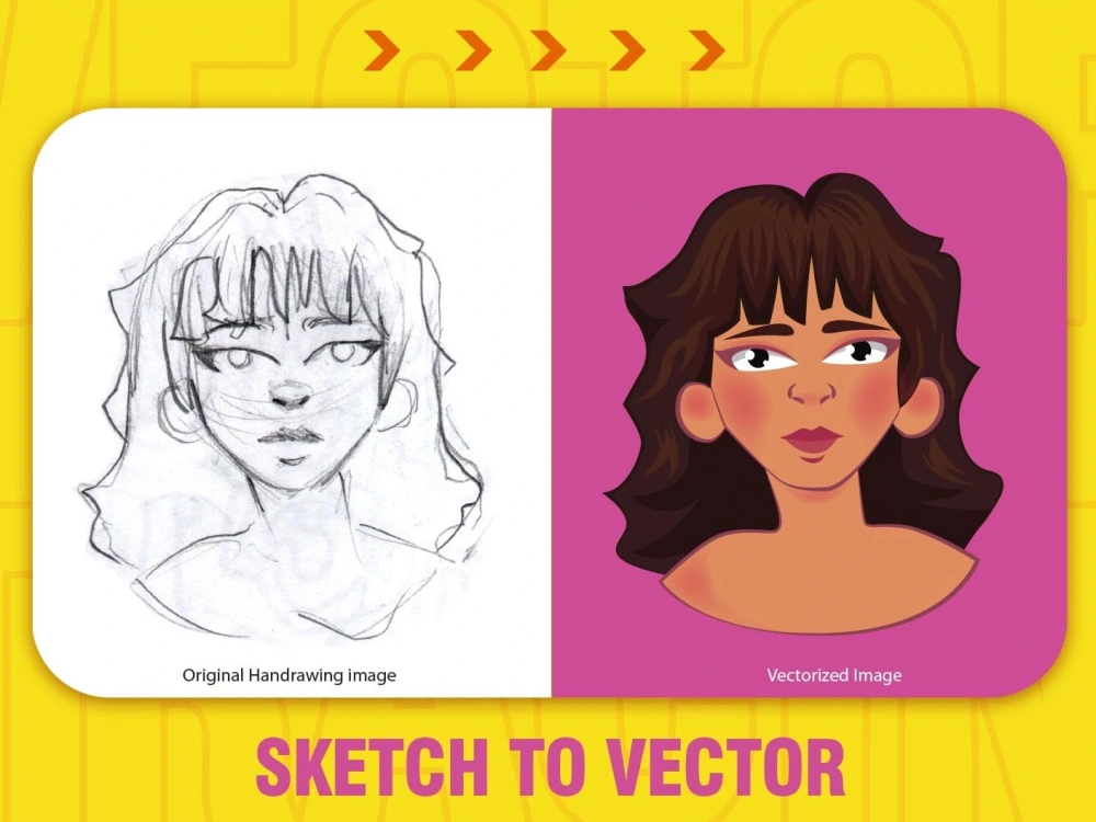 100% Manual trace of an image to vector. | Upwork