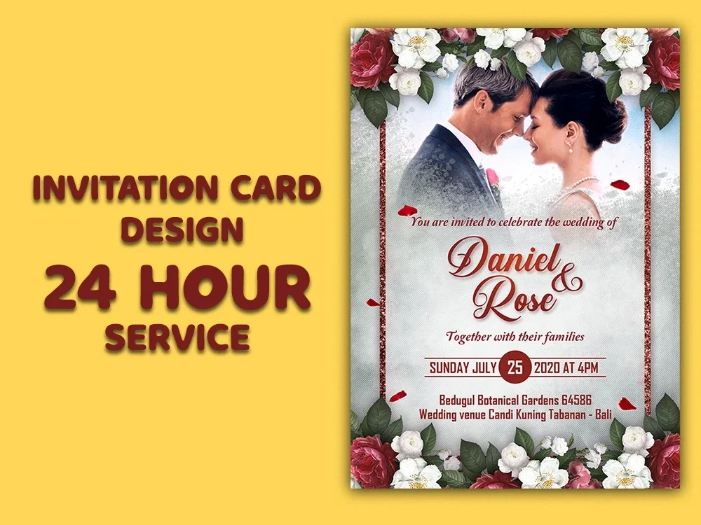 An invitation card designed for your occasions | Upwork