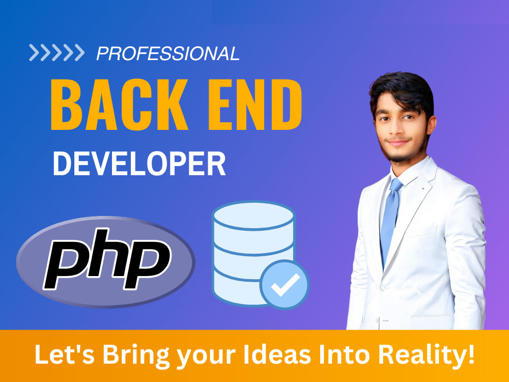 Back end developer with PHP MySQL | Upwork
