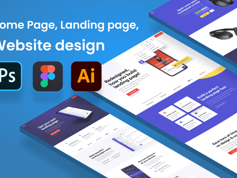 Amazing Website design (PSD / AI / Figma) | Upwork