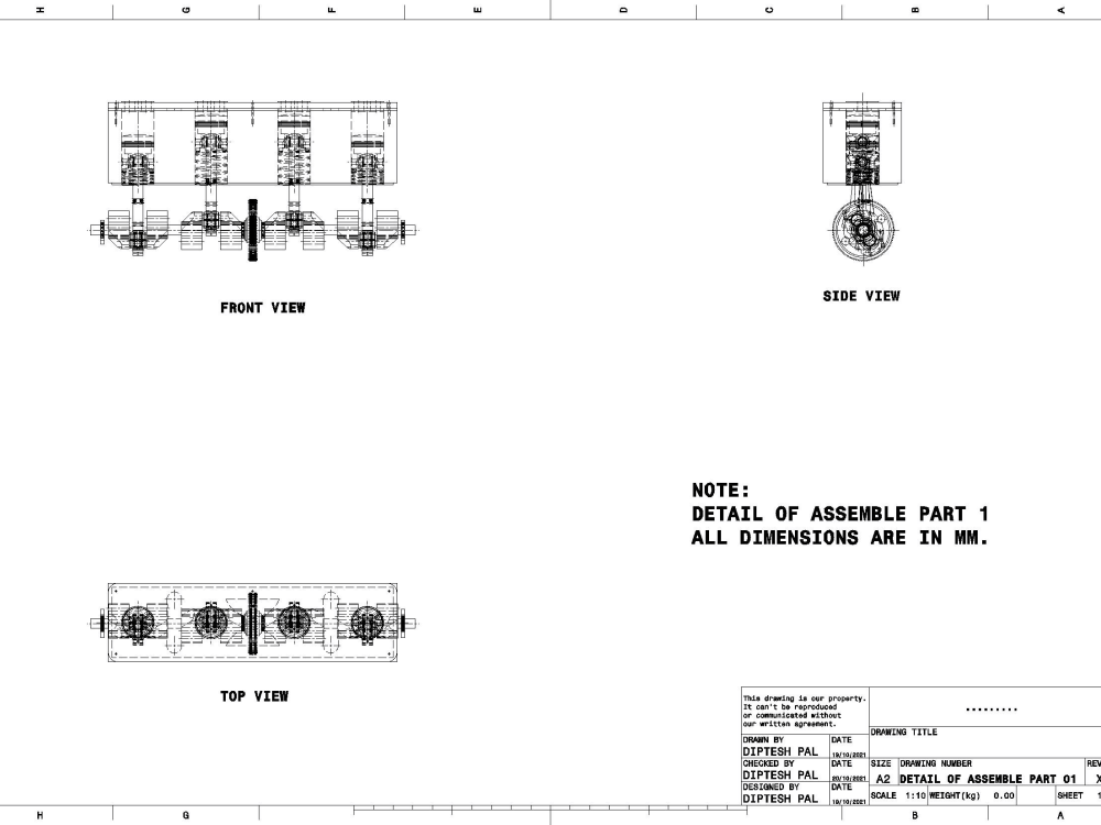 A fantastic Design for Manufacturing Drawings of IC Engines | Upwork