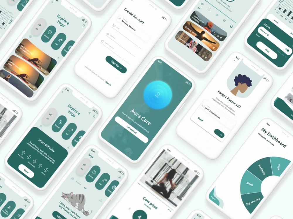 Simple yet modern, intuitive, and functional mobile UI designs in Figma ...