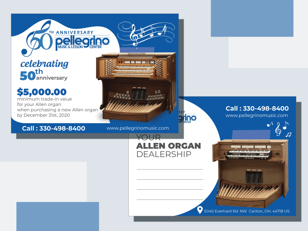 Printable Double sided Design for Postcard | Upwork