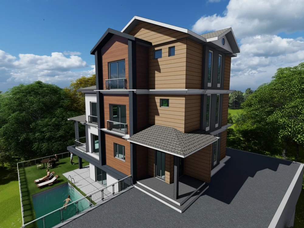 A 3d model of your buildings and realistic 3d exterior render | Upwork