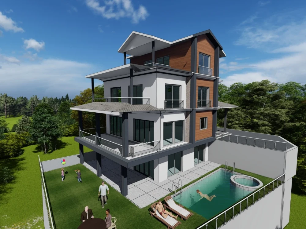 A 3d model of your buildings and realistic 3d exterior render | Upwork