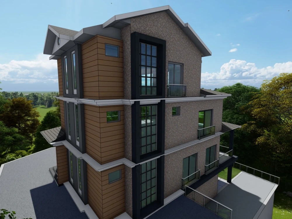 A 3d model of your buildings and realistic 3d exterior render | Upwork