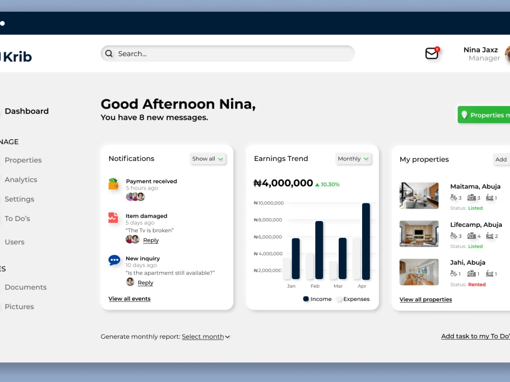 An amazing UI design for your business | Upwork