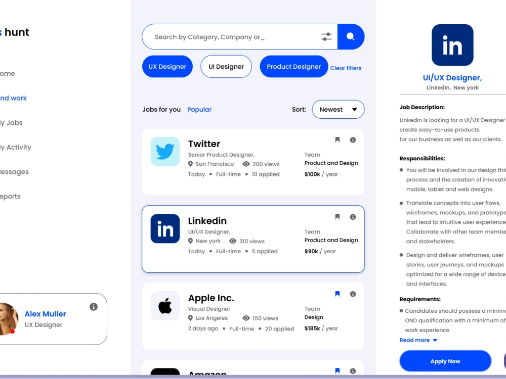 An amazing UI design for your business | Upwork