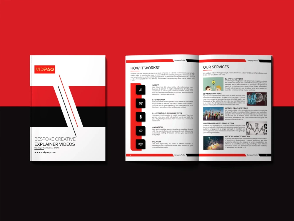 A clean Brochure Design, Company Profile, Catalog, Booklet, Magazine design | Upwork