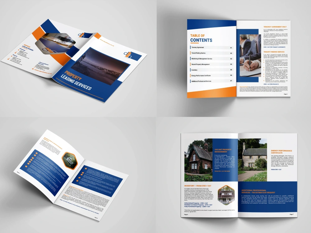A clean Brochure Design, Company Profile, Catalog, Booklet, Magazine design | Upwork