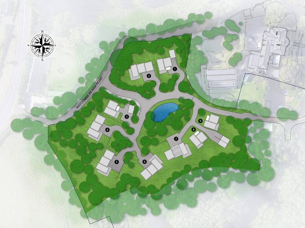 A colored site plan for your development | Upwork