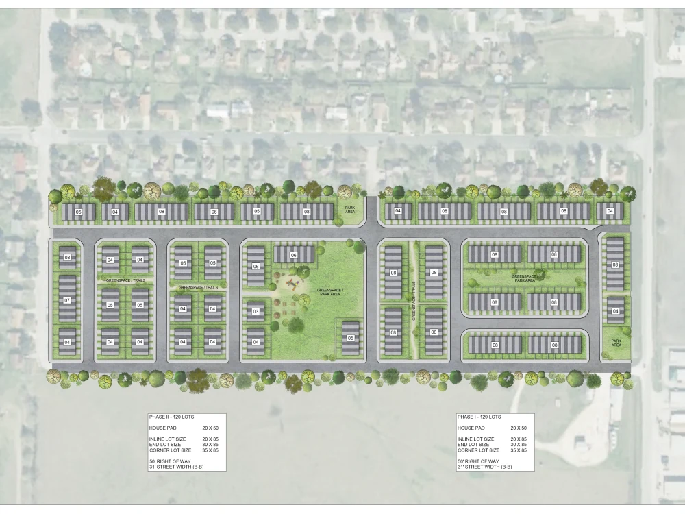 A colored site plan for your development | Upwork
