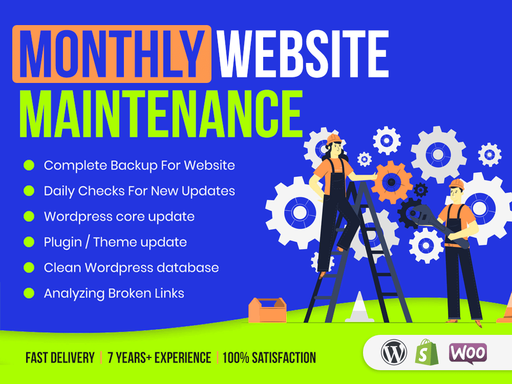 Monthly WordPress Website Maintenance And Support Service | Upwork