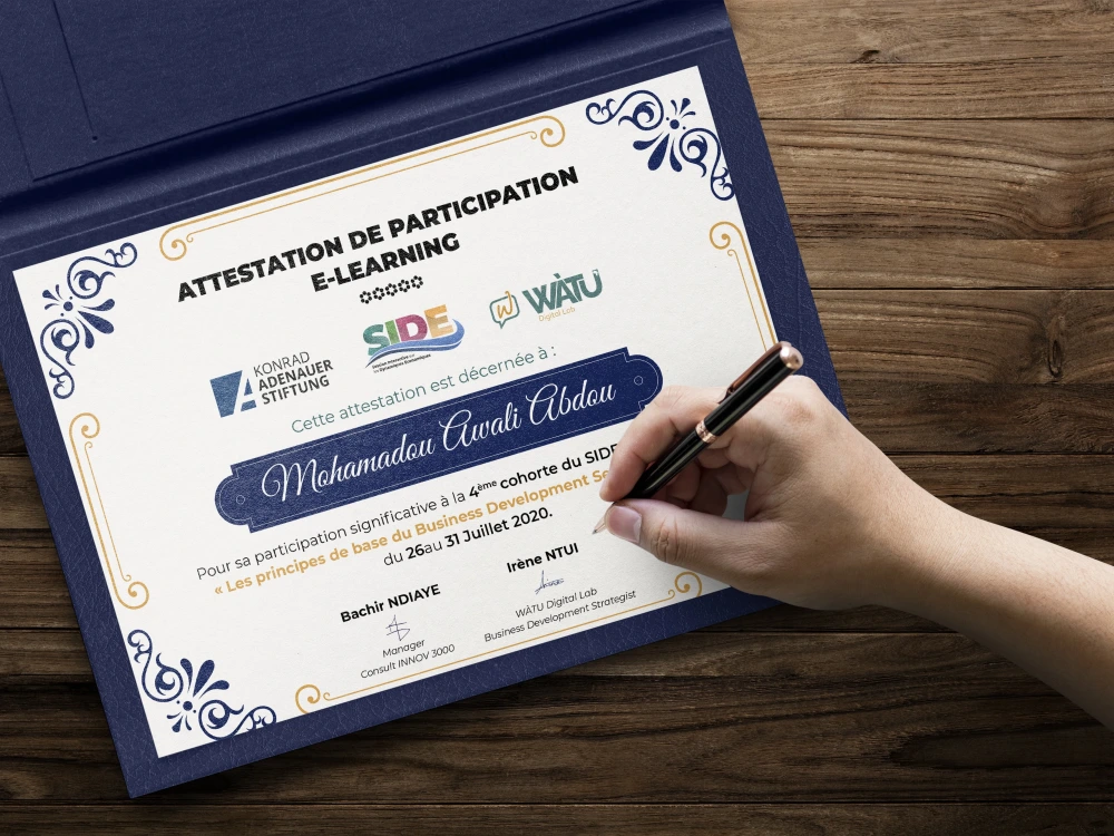 The design of all types of professional certificates | Upwork