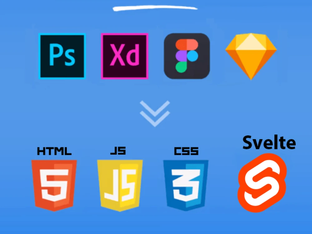 Convert PSD, XD, Figma, Sketch to Svelte / SvelteKit | Upwork