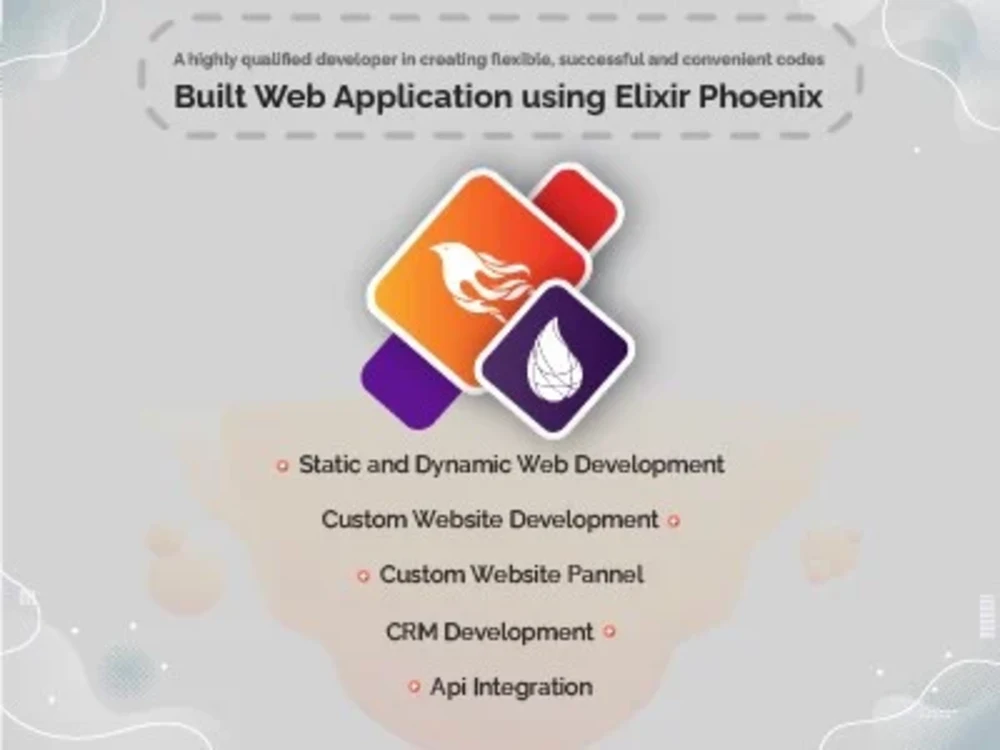 An React/Angular/ Node with Elixir | Upwork