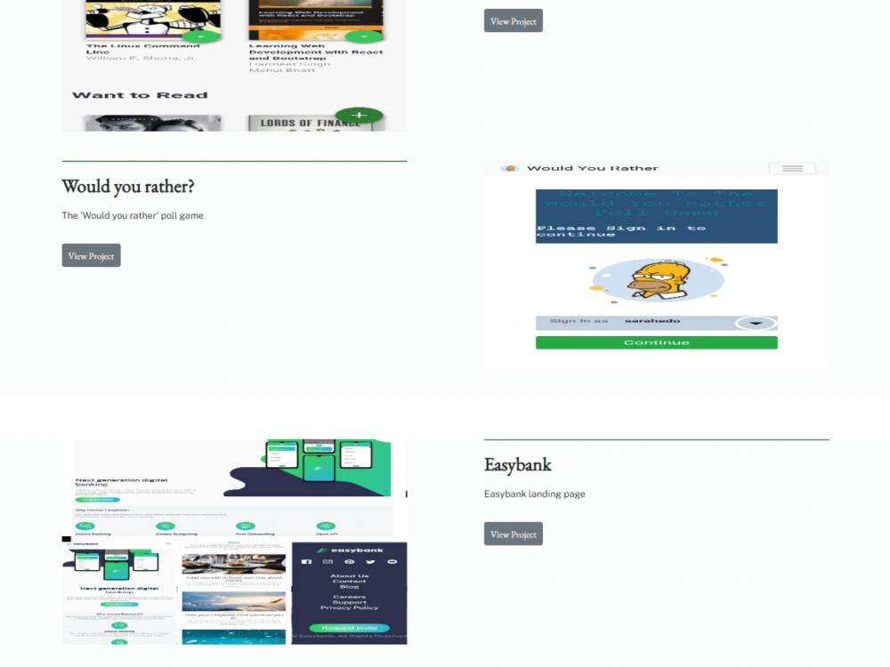 A fantastic front-end web pages | Upwork