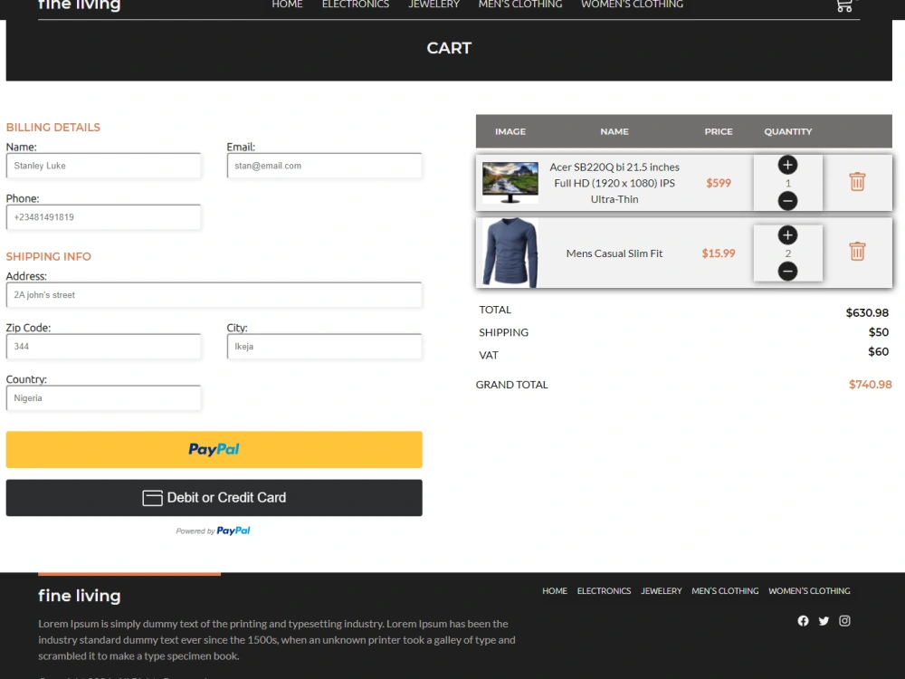 A fantastic front-end web pages | Upwork