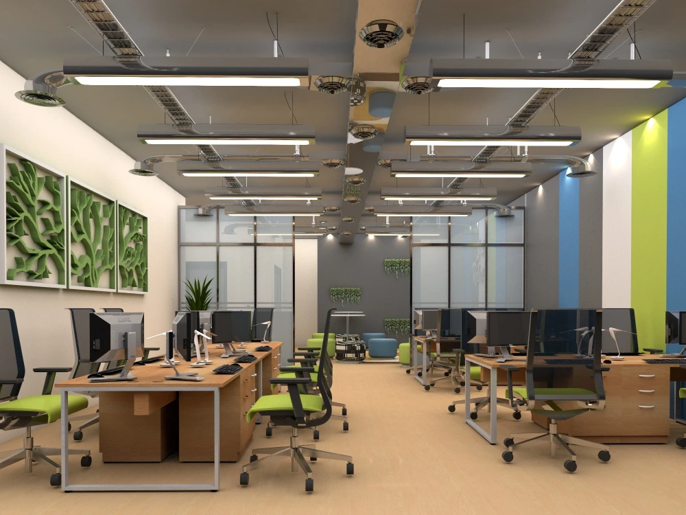 Office interior architectural rendering or animation | Upwork