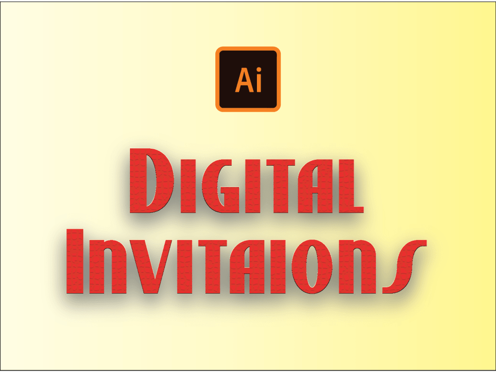A customised/ theme based digital invitation card. | Upwork