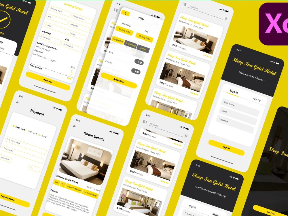 Professional ux ui design for your mobile app in adobe xd | Upwork