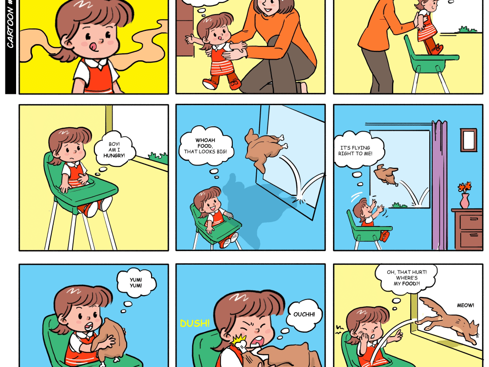 A funny cartoon comic drawing based on your idea for social media | Upwork